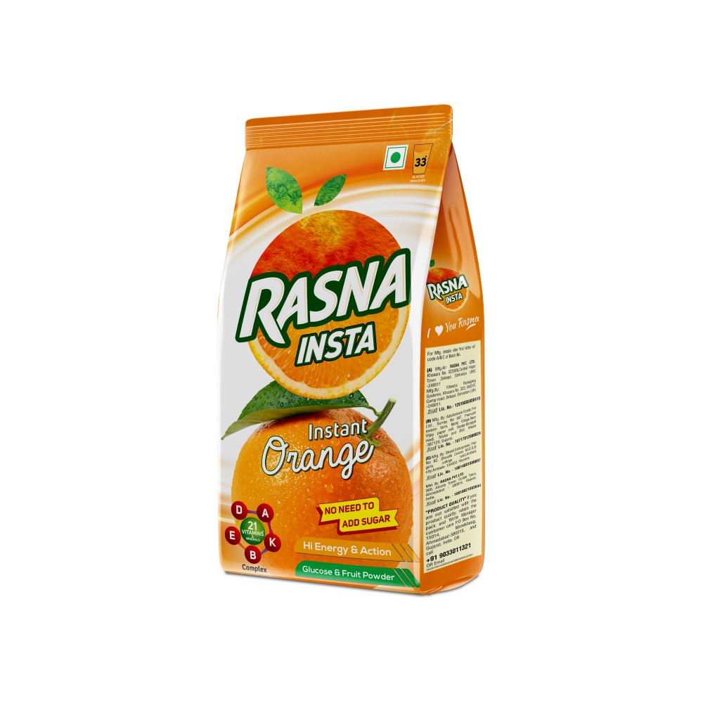 Rasna Fruit Plus Florida Orange Drink Mix Price - Buy Online at ₹231 in ...