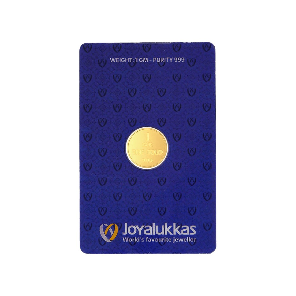 Joyalukkas 1 g (24 Kt) Gold Coin in Premium Box Price - Buy Online at ...