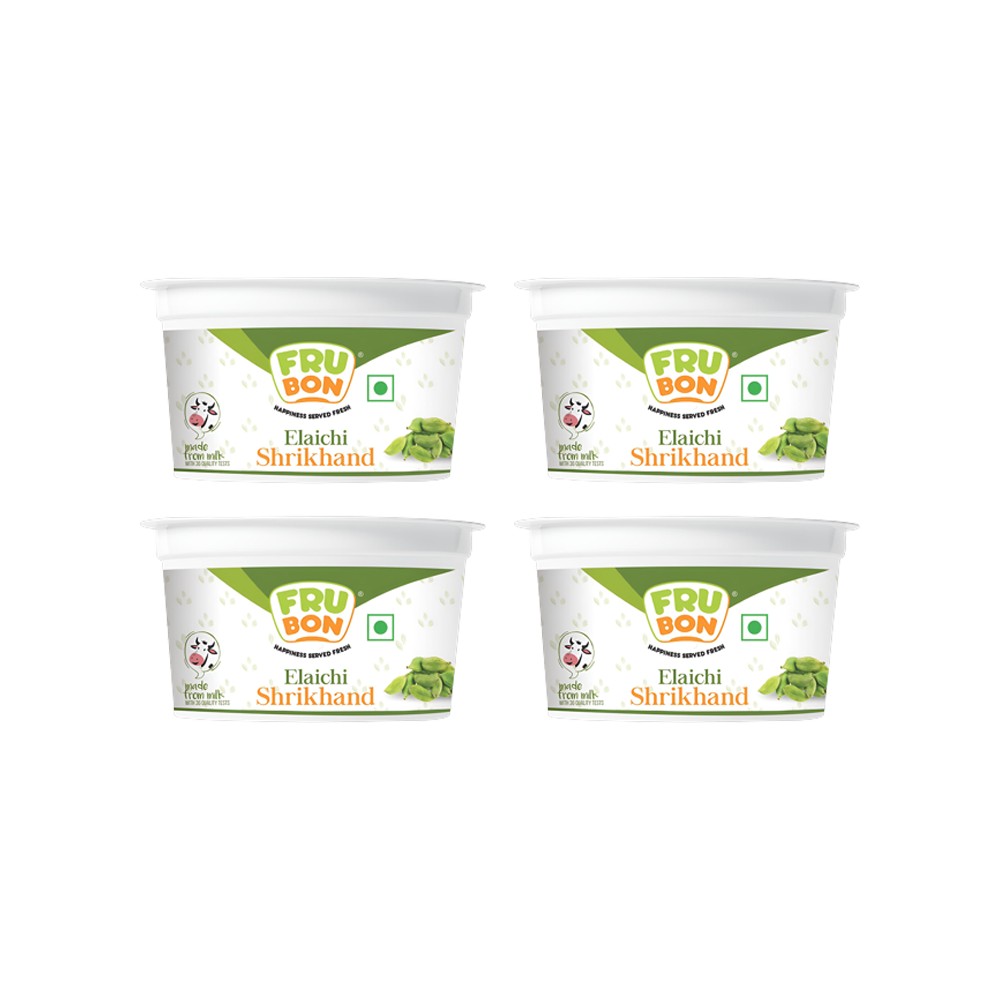 FruBon Elaichi Shrikhand - Pack of 4 Price - Buy Online at Best Price ...