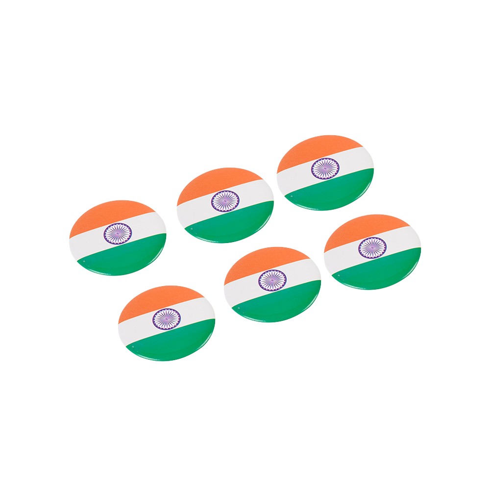 Round Indian Flag Pin Badge (Tricolour) - Navum Price - Buy Online at ...
