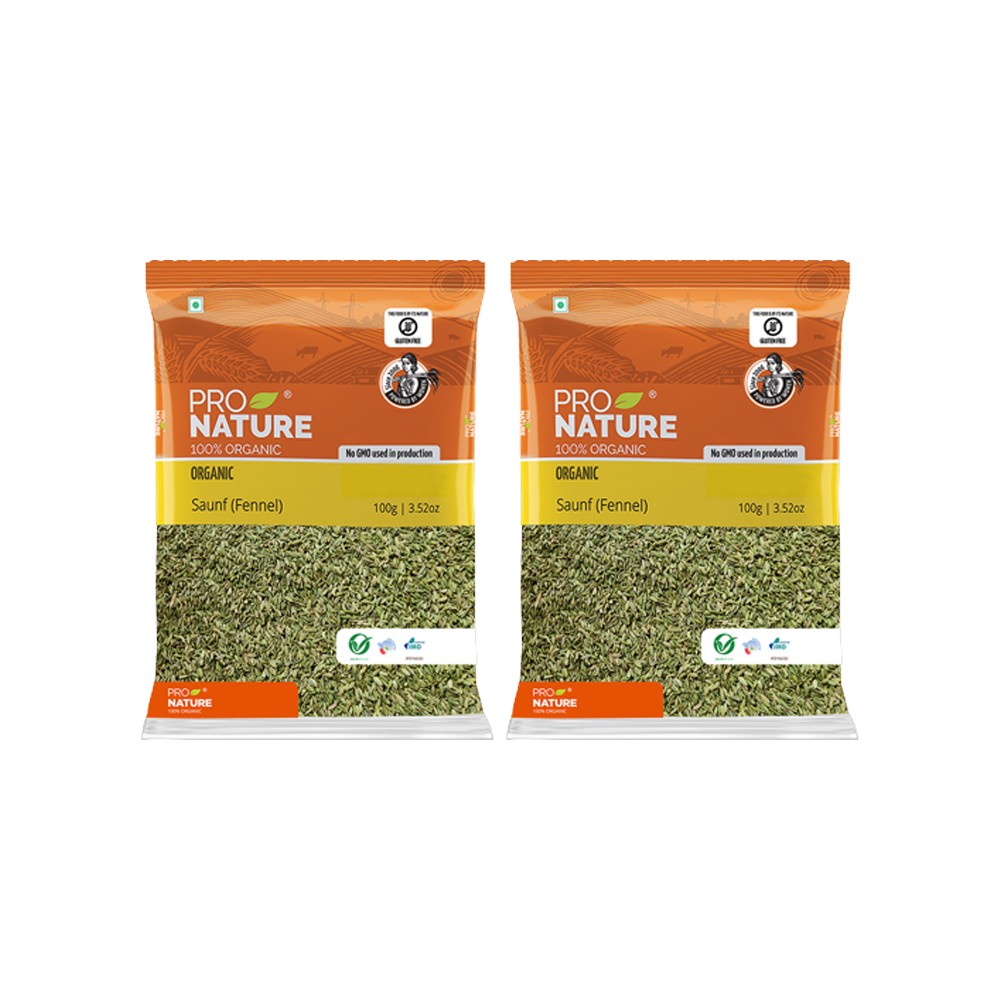 Pro Nature Organic Saunf Seeds - Pack of 2 Price - Buy Online at Best ...
