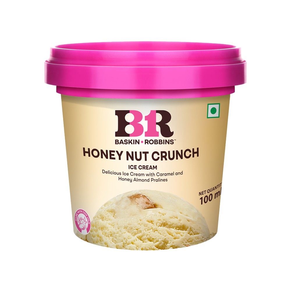 Baskin Robbins Honey Nut Crunch Ice Cream Cup Price - Buy Online at ...
