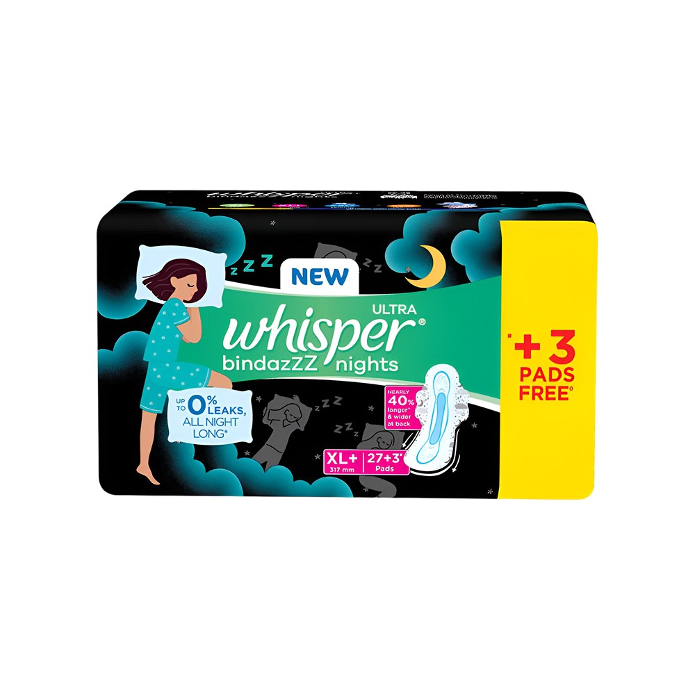 Whisper Ultra Nights Sanitary Pads Price - Buy Online at Best Price in ...