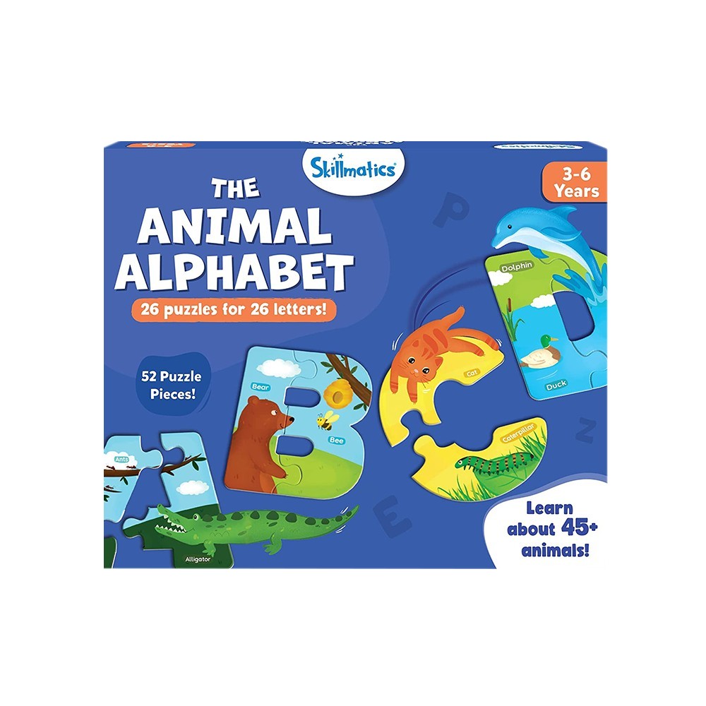 Skillmatics The Animal Alphabet Puzzle Price - Buy Online at Best Price ...