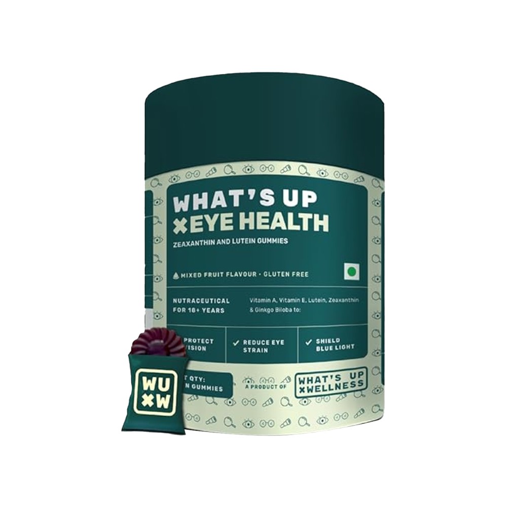 What's Up Wellness Eye Health Gummies Supplement Price - Buy Online at ...
