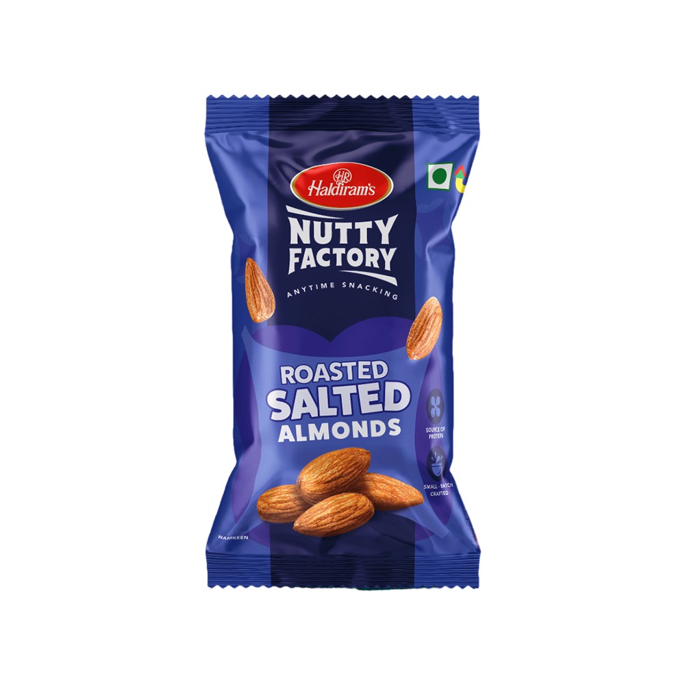 Haldiram's Nutty Factory Roasted Salted Flavoured Almonds Price - Buy ...