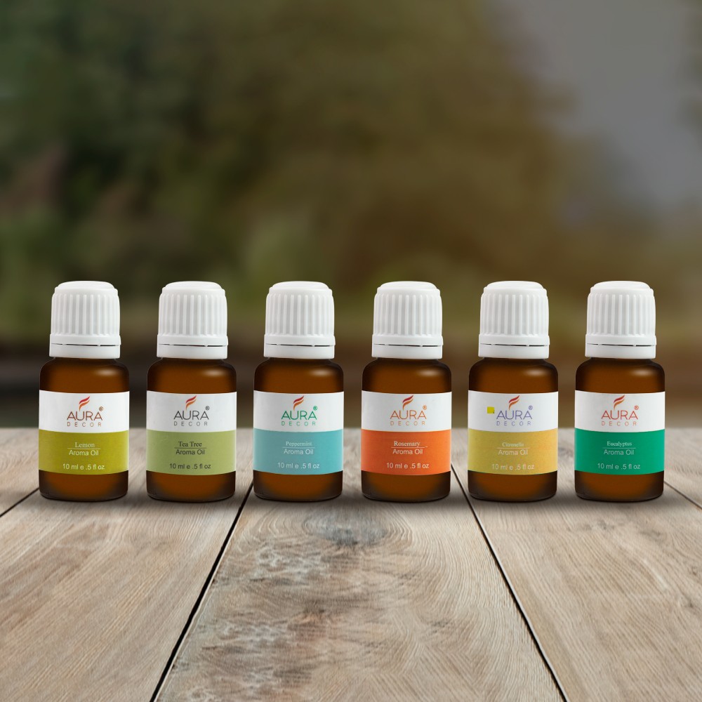 Aroma Oil Set (6 Fragrance) (Type 2) by Auradecor Price - Buy Online at ...