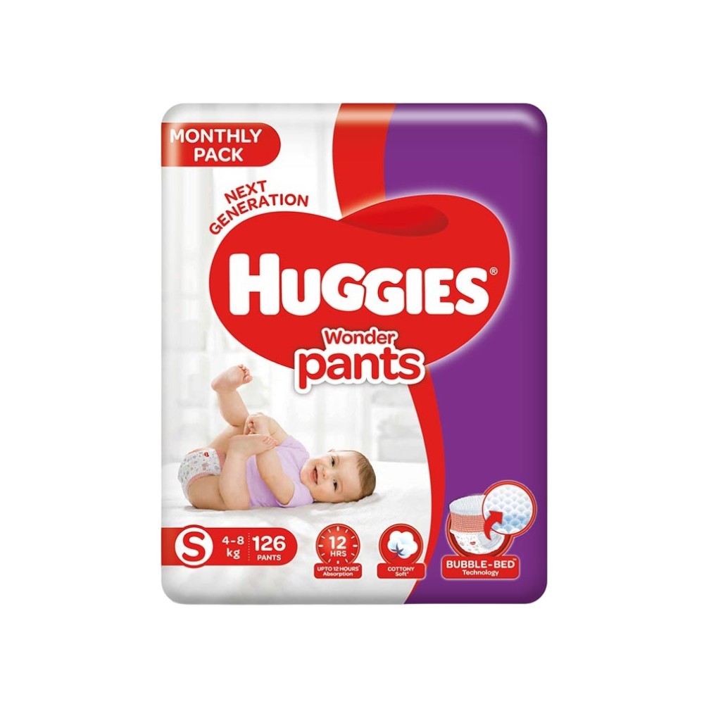 Huggies Wonder Pants Mega Jumbo Pack Diaper (S) Price - Buy Online at ...