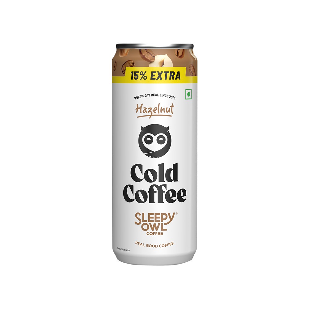 Sleepy Owl Hazelnut Cold Coffee Can Price - Buy Online at ₹99 in India