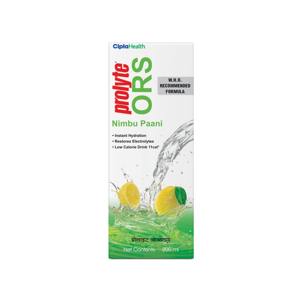 Prolyte Nimbu Paani ORS Price - Buy Online at ₹32 in India