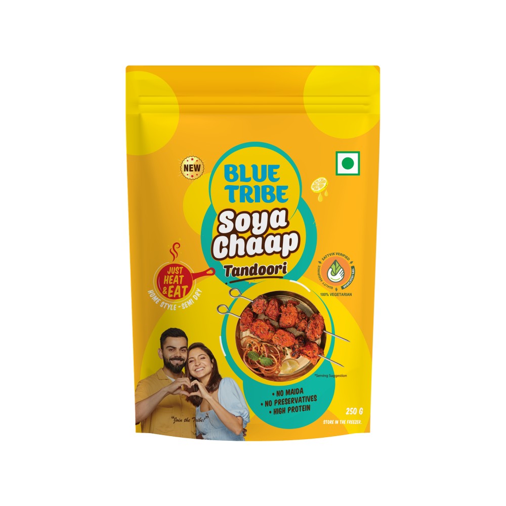 Blue Tribe Foods Tandoori Soya Chaap Price - Buy Online at Best Price ...