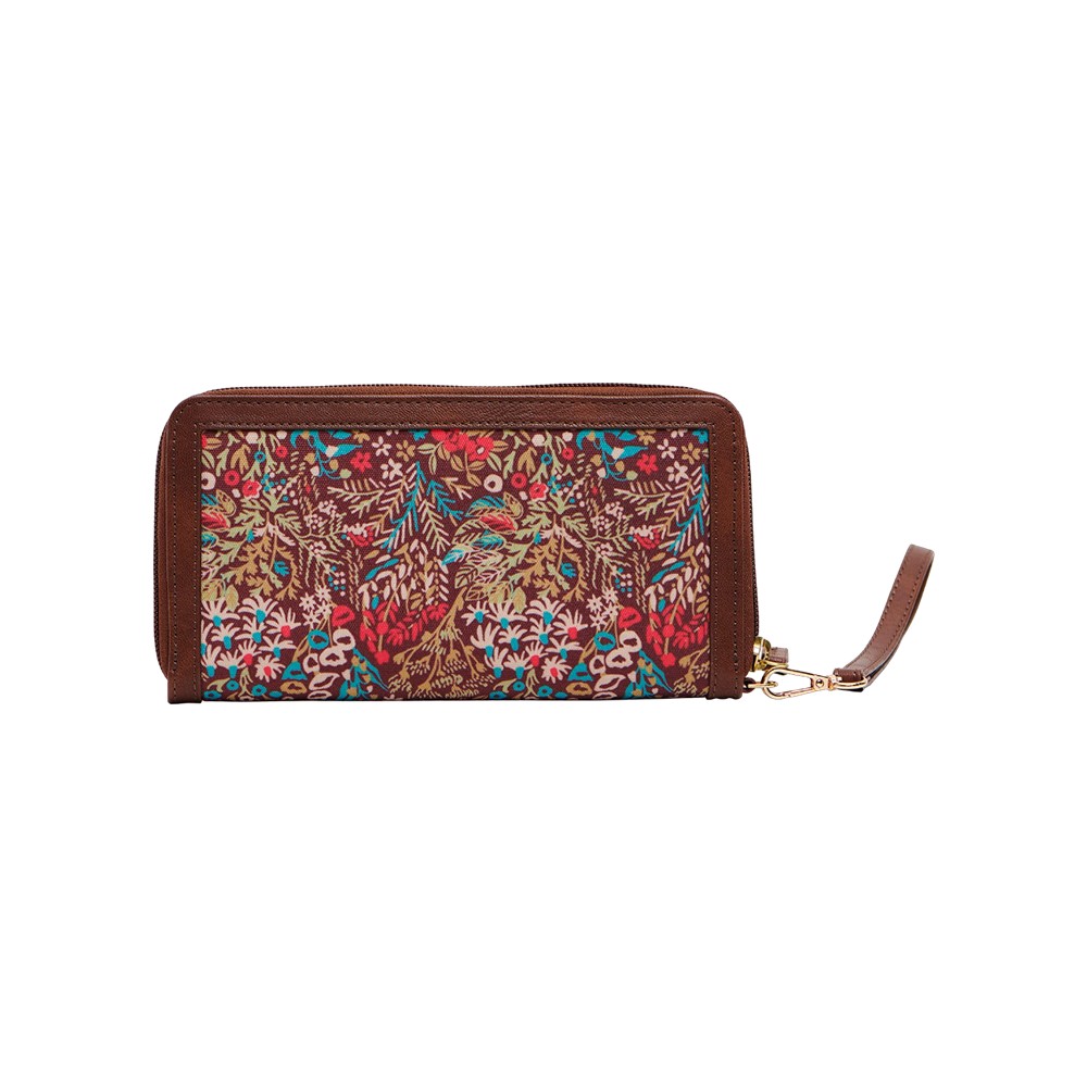 Teal By Chumbak Rainforest Long Wallet (Brown) Price - Buy Online at ...