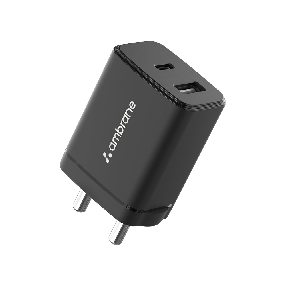 Ambrane Charge 30 Dual Port Charging Adapter (30W) Price - Buy Online ...
