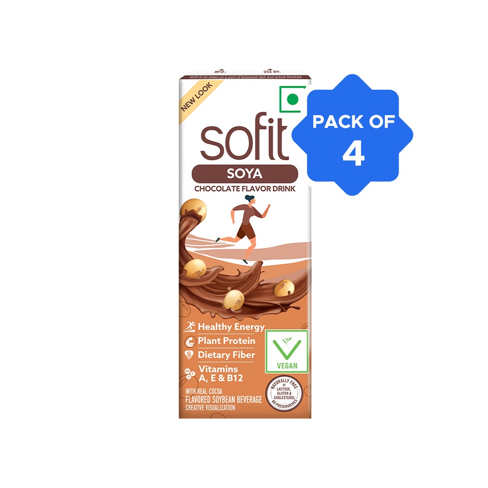 Sofit Chocolate Soy Beverage - Pack of 4 Price - Buy Online at Best ...
