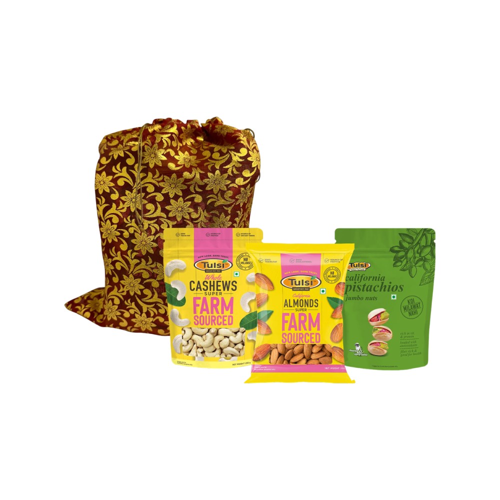 Tulsi Potli Dry Fruits Gift Pack Price - Buy Online at Best Price in India