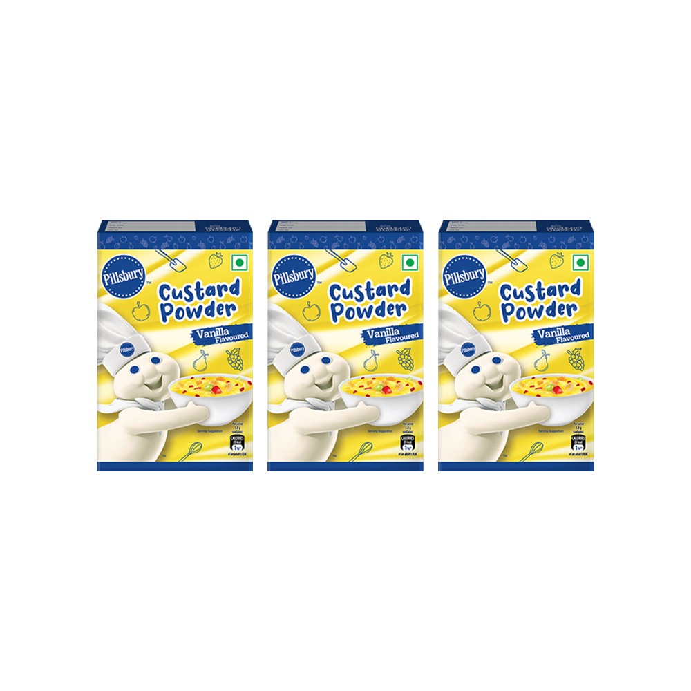 Pillsbury Golden Vanilla Custard Powder - Pack of 3 Price - Buy Online ...