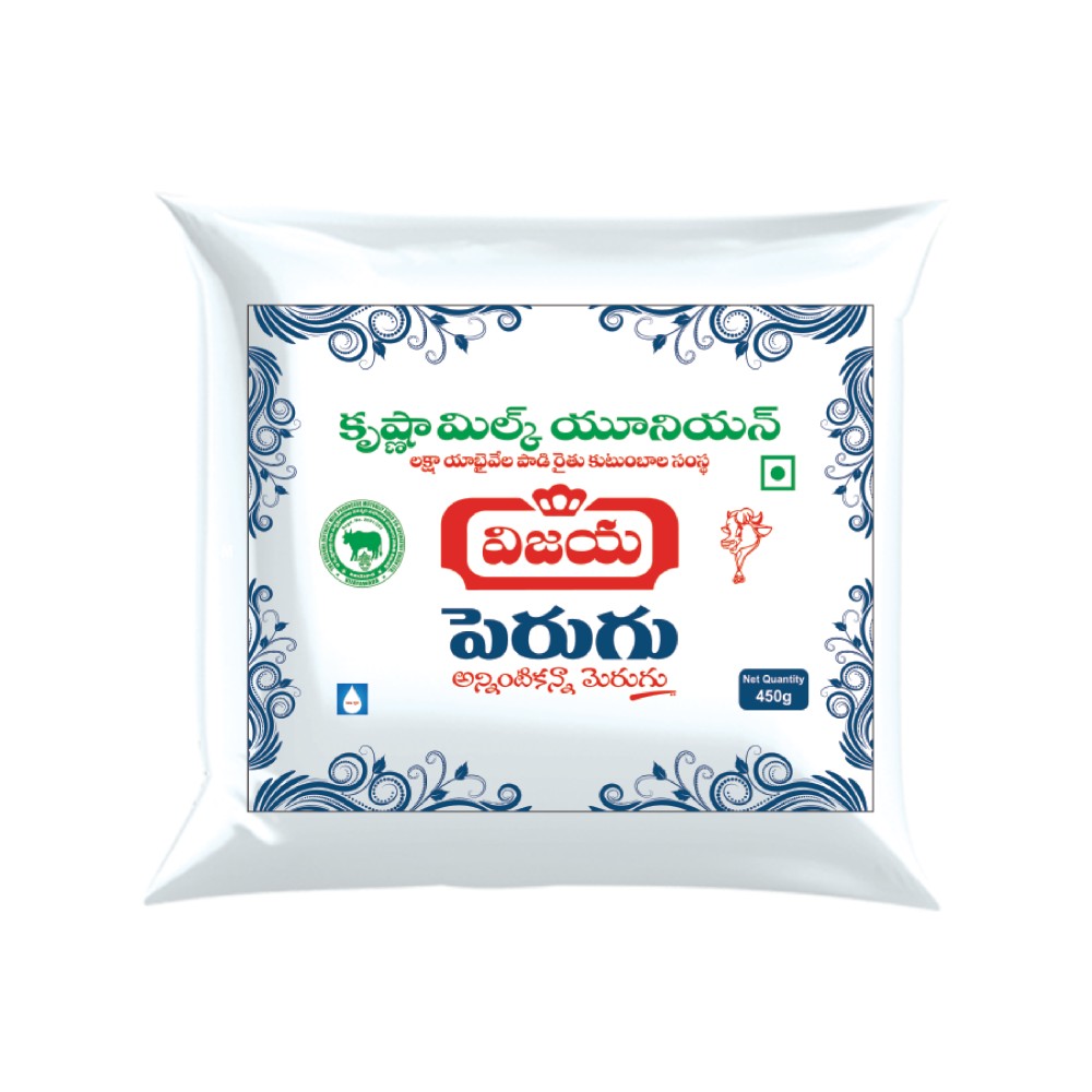 Vijaya Dairy Toned Milk Pouch Curd Price - Buy Online at Best Price in ...