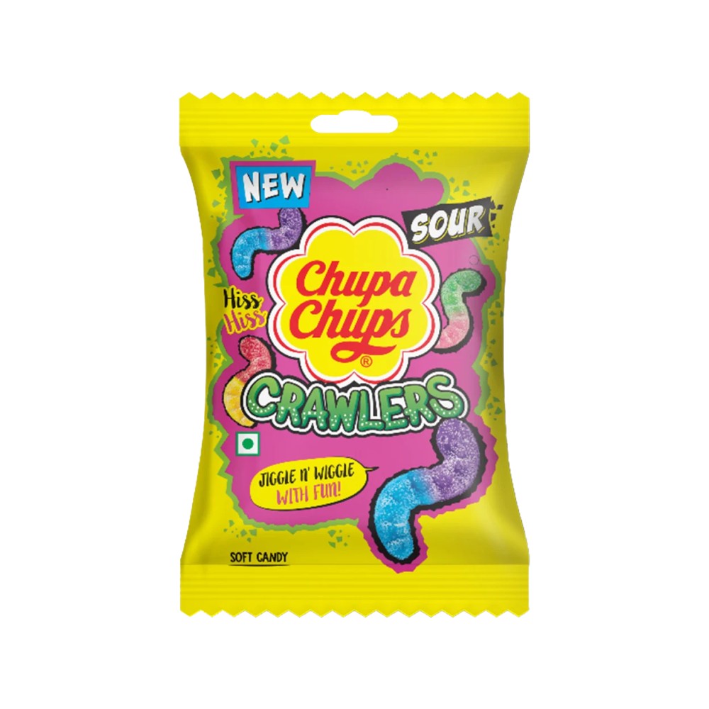 Chupa Chups Assorted Flavour Sour Crawlers Soft Candy Price - Buy ...