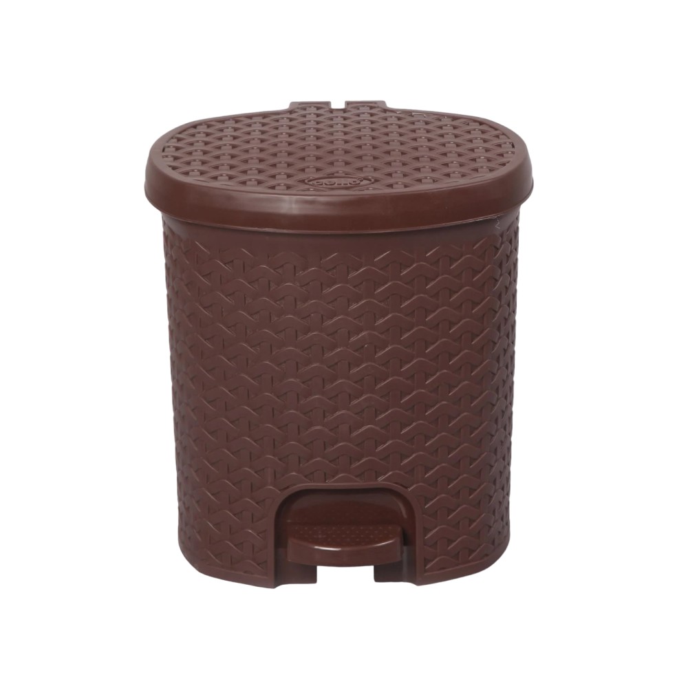 Cello Plastic Pedal Dustbin (Plastic, Brown) Price - Buy Online at ₹625 ...