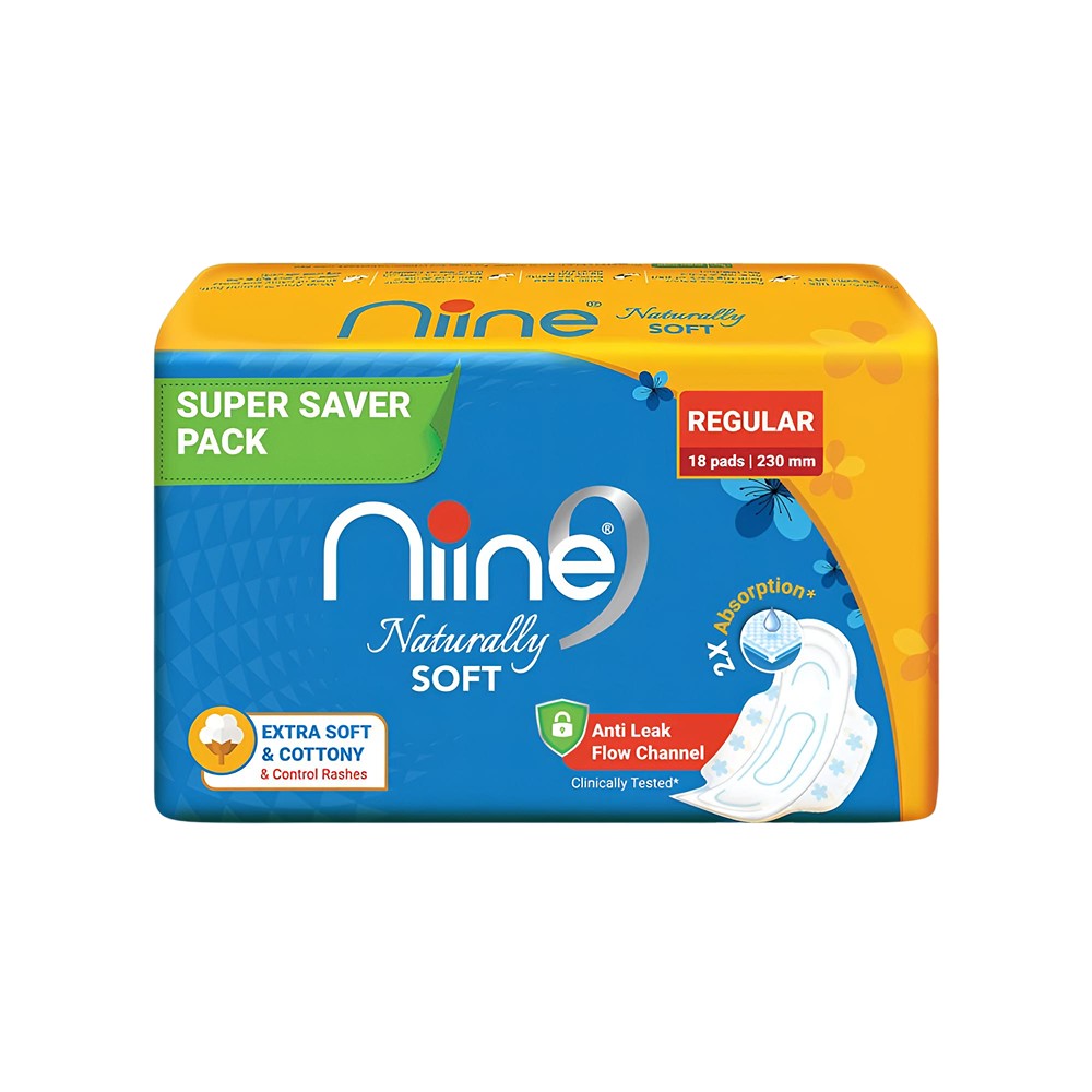 Niine Naturally Soft Regular Sanitary Pads Price - Buy Online at ₹81 in ...
