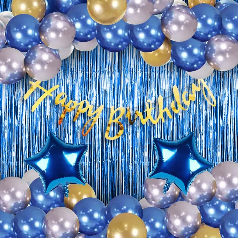 Blue Theme Decoration Kit Party Propz Price - Buy Online at ₹302 in India