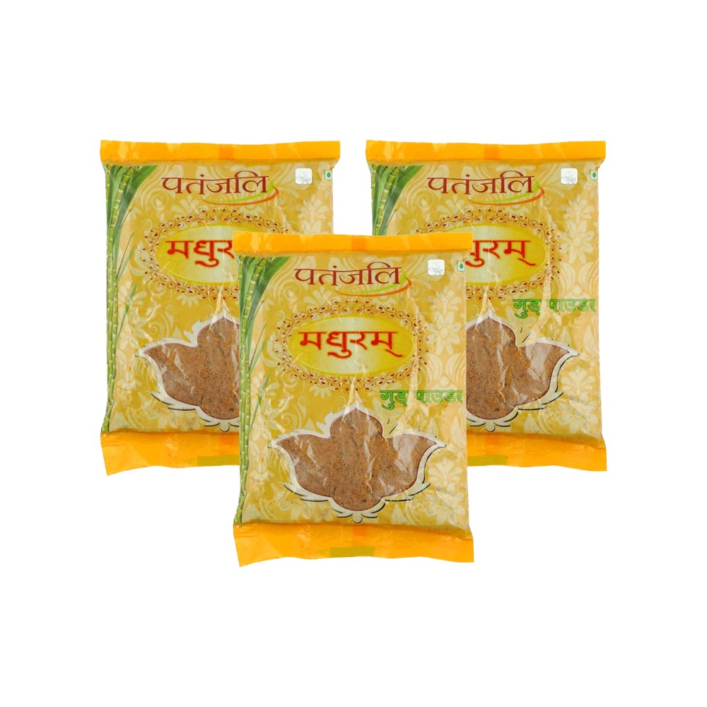 Patanjali Madhuram Jaggery Powder - Pack of 3 Price - Buy Online at ...
