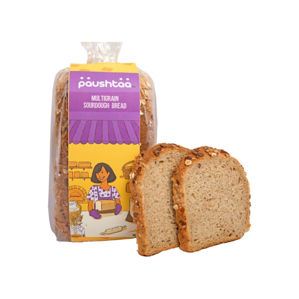 Paushtaa Multigrain Sourdough Bread Price - Buy Online at Best Price in ...