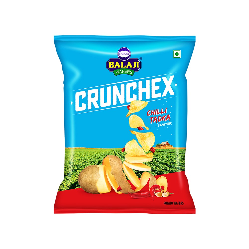Balaji Crunchex Chilli Tadka Potato Wafers Price - Buy Online at Best ...