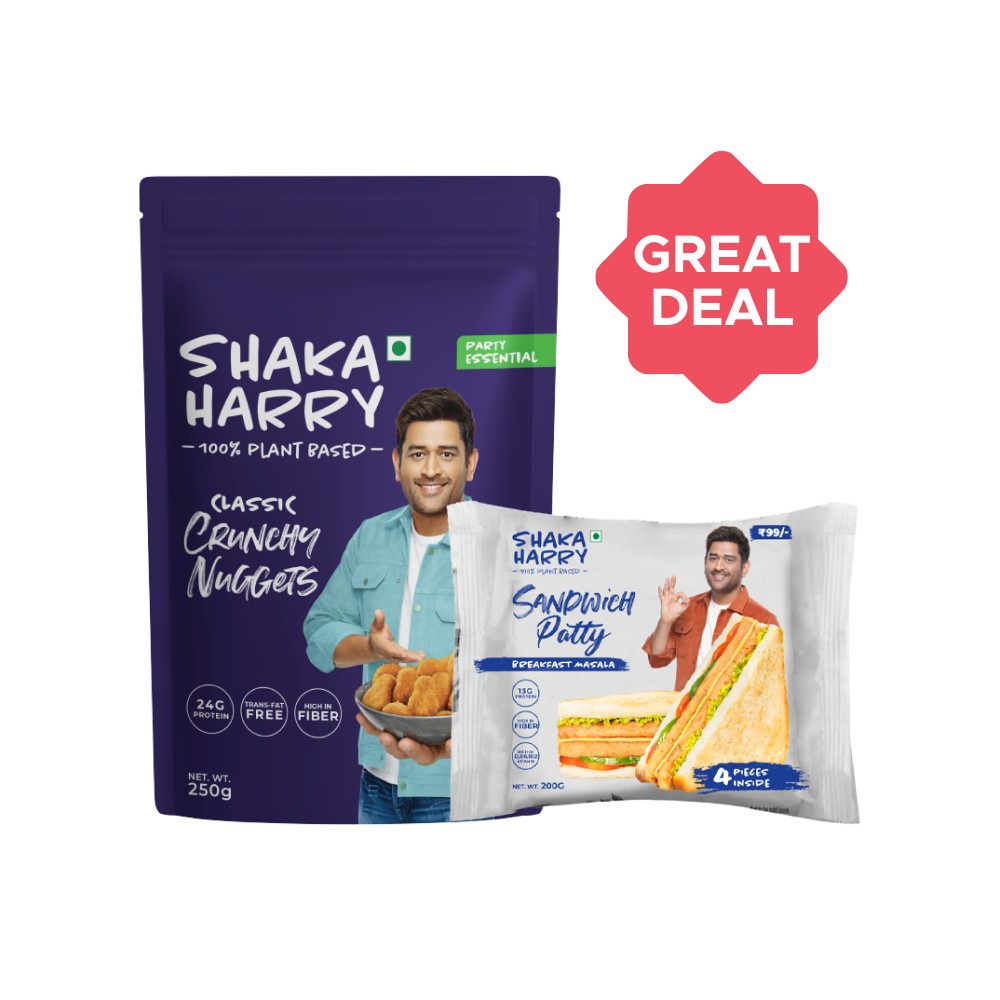 Shaka Harry Crunchy Nuggets + Sandwich Patty Combo Price - Buy Online ...