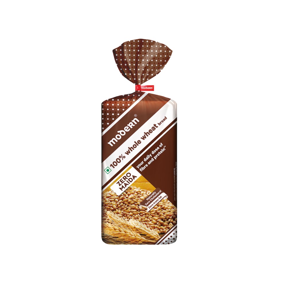 Modern 100% Whole Wheat Bread (Zero Maida) Price - Buy Online at Best ...