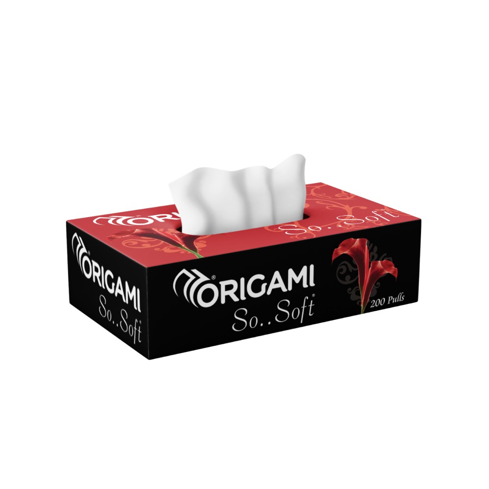 Origami Face Tissue - 200 Pulls (2 Ply) Price - Buy Online at ₹169 in India