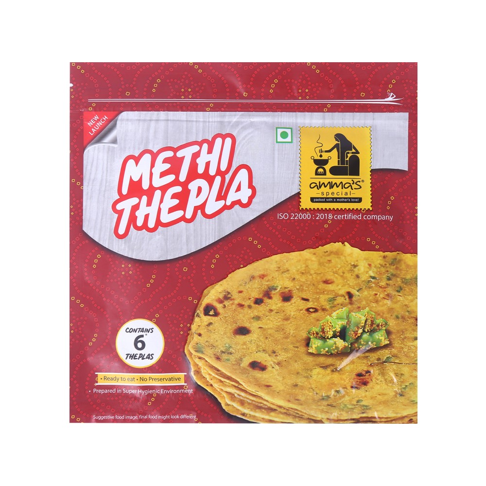 Amma's Special Methi Thepla Price - Buy Online at ₹80 in India