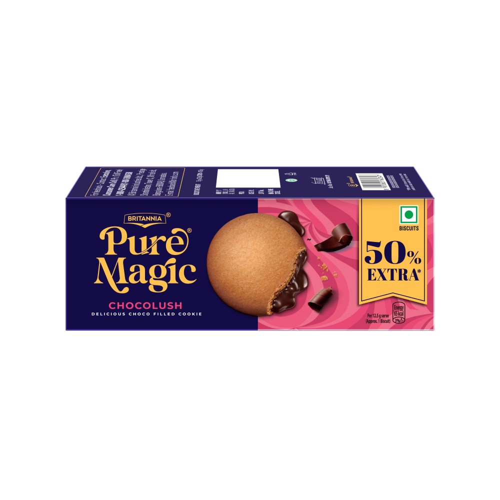 Britannia Pure Magic Chocolush Center Filled Cookies (75 g) Price - Buy ...