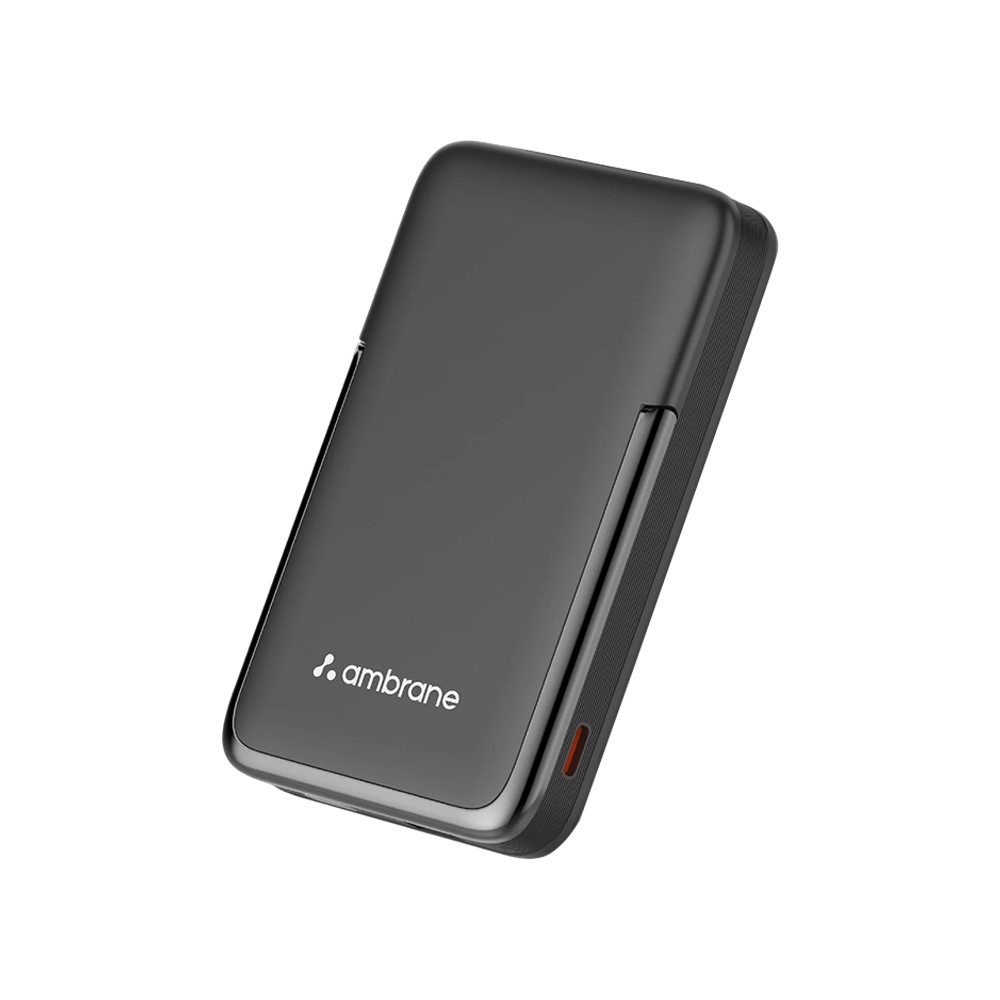 Ambrane Magsafe Wireless 10000 mah Power Bank (Aerosync PB 11, Black ...