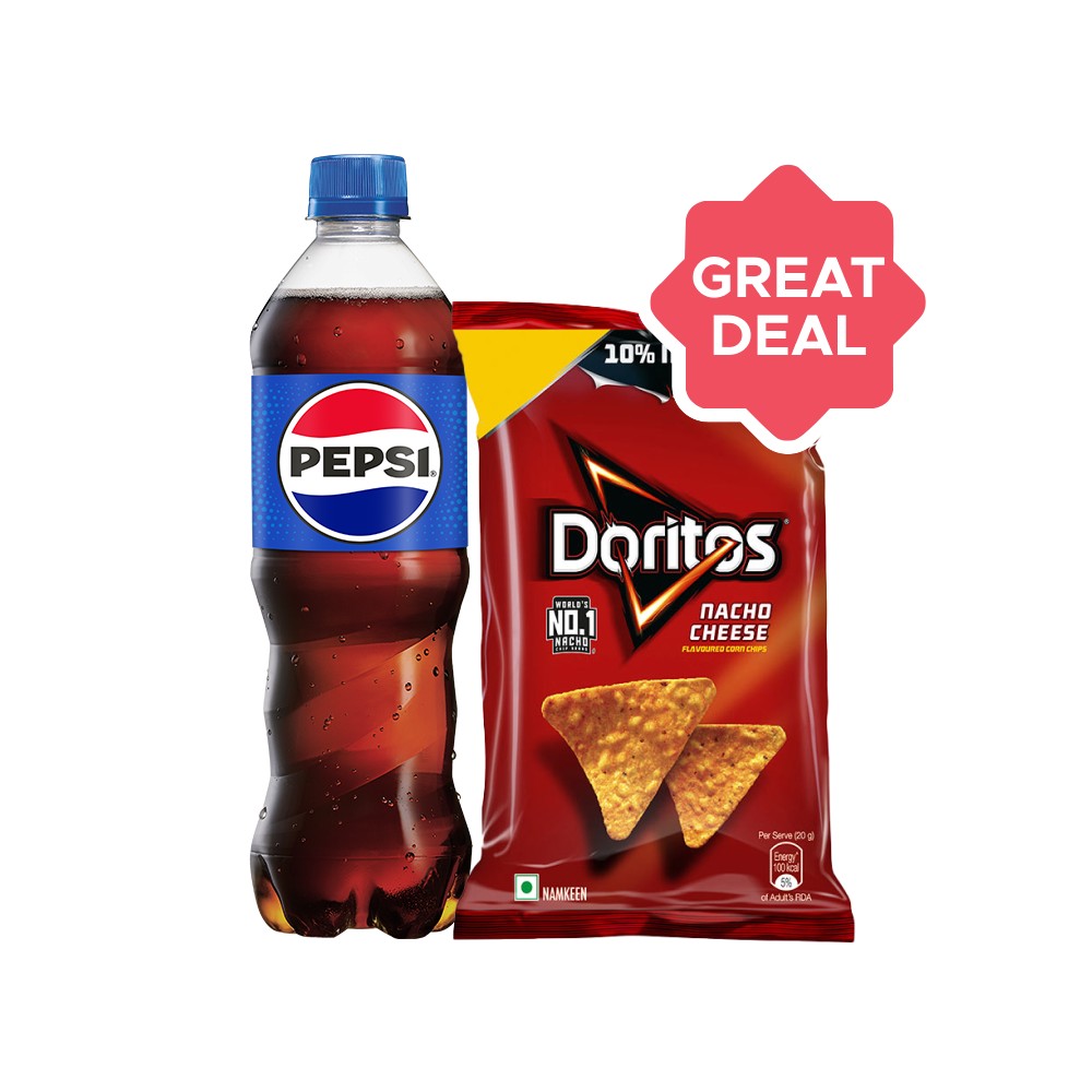 Doritos Cheese Nachos + Pepsi Cola Soft Drink Combo Price - Buy Online ...