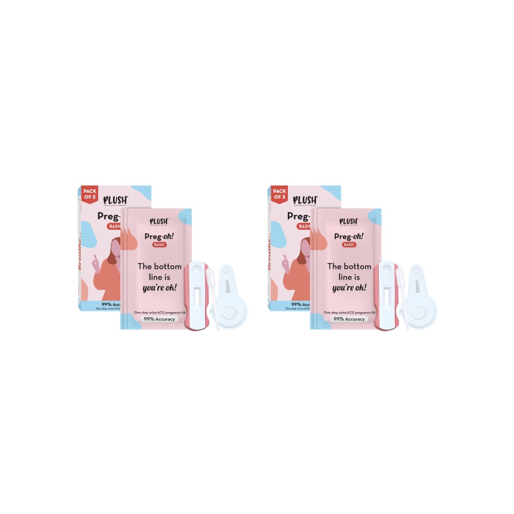 Plush Preg-Oh Basic Pregnancy Test Kit (3 pieces) - Pack of 2 Price ...