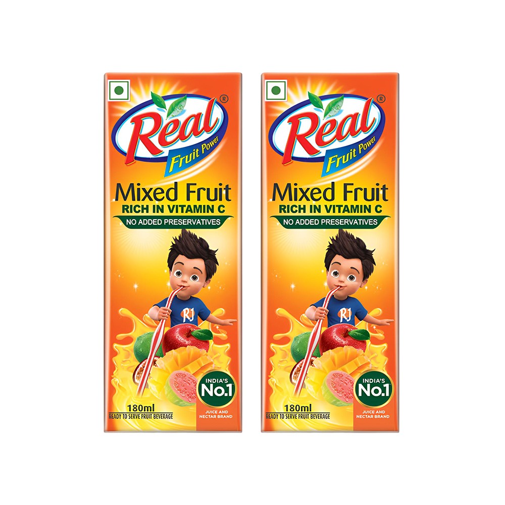 Real Fruit Power Mixed Fruit Juice 180 ml - Pack of 2 Price - Buy ...