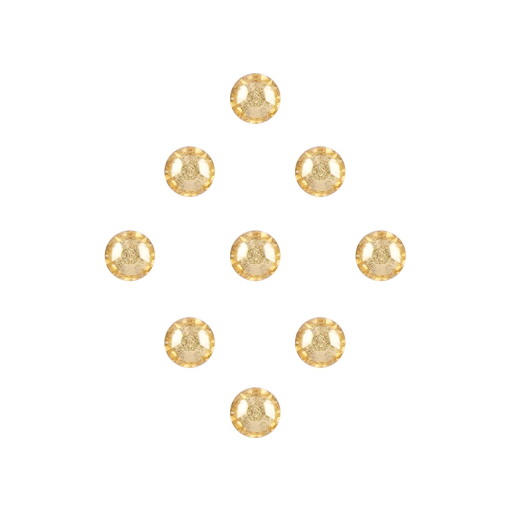 Fine Touch Stone Bindi (3 mm, Golden) Price - Buy Online at ₹22 in India