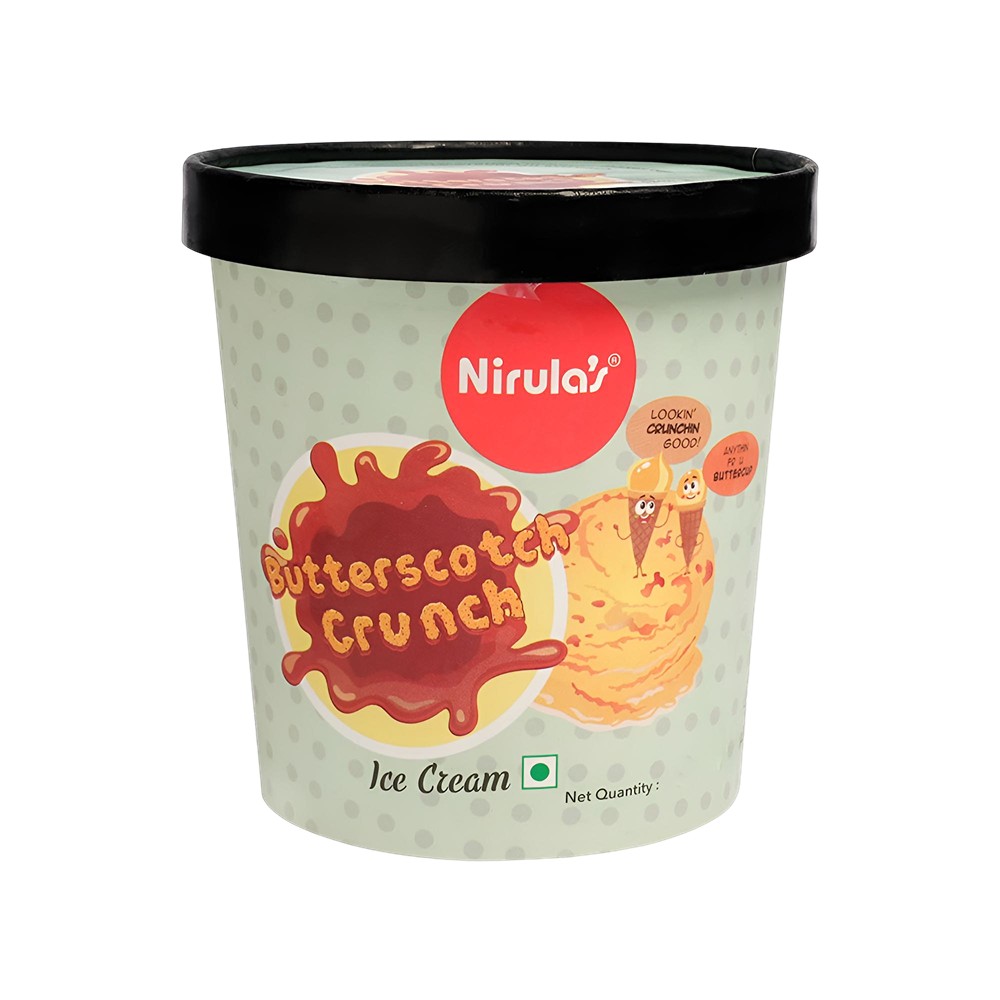 Nirula's Butterscotch Crunch Ice Cream Tub Price - Buy Online at Best ...