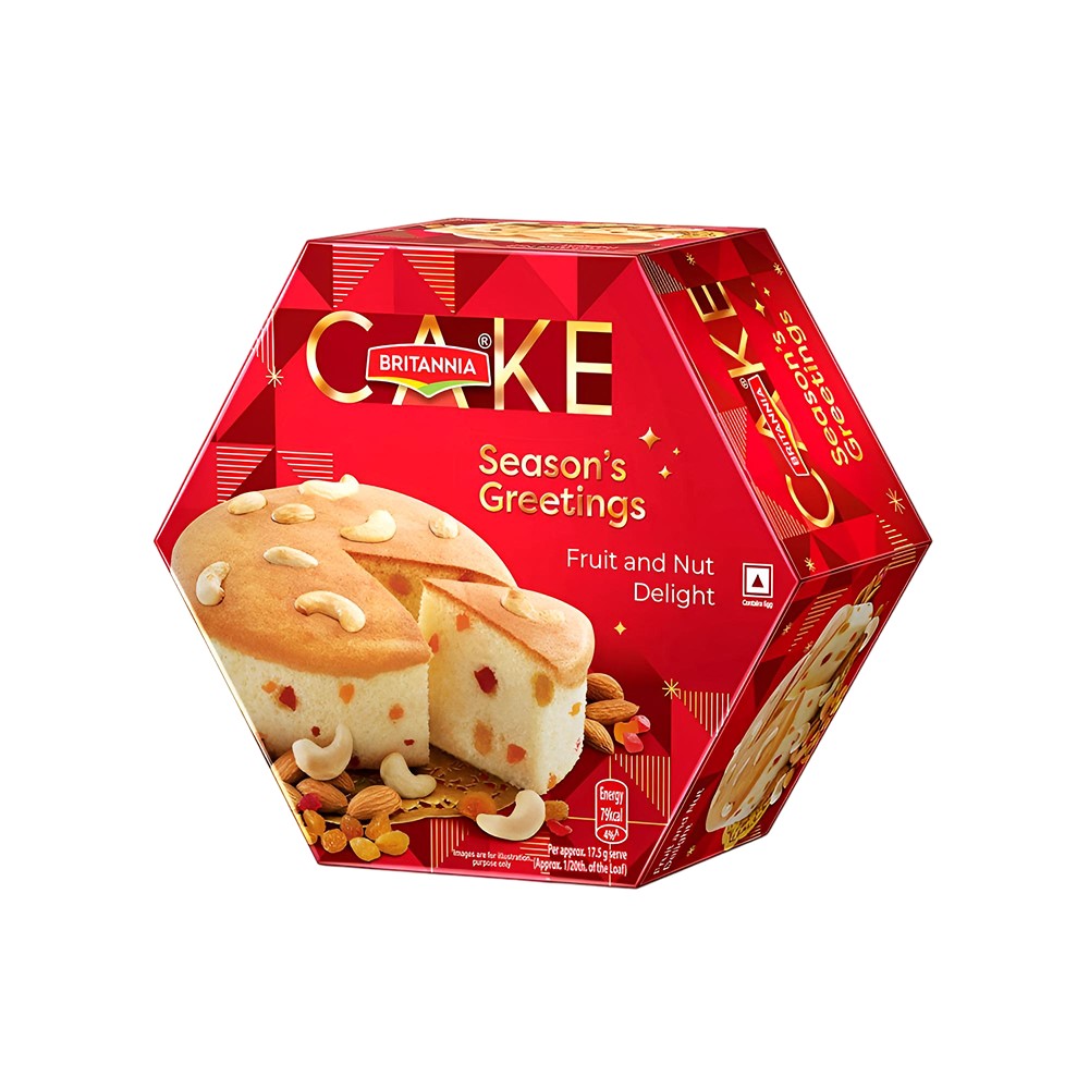 Britannia Fruit & Nut Delight Cake (Contains Egg) Price - Buy Online at ...