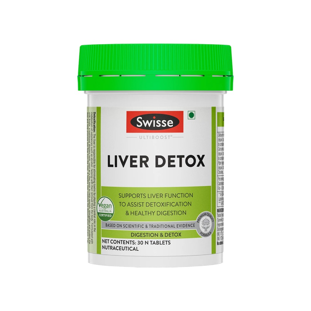 Swisse Liver Detox Tablets With Milk Thistle + Turmeric Price - Buy ...