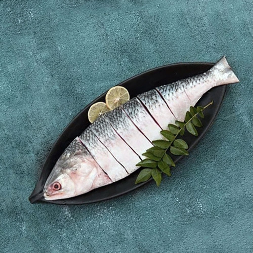 Kolkata Meat Ilish/Hilsa Whole Fish (Clean & Cut) Price - Buy Online at ...