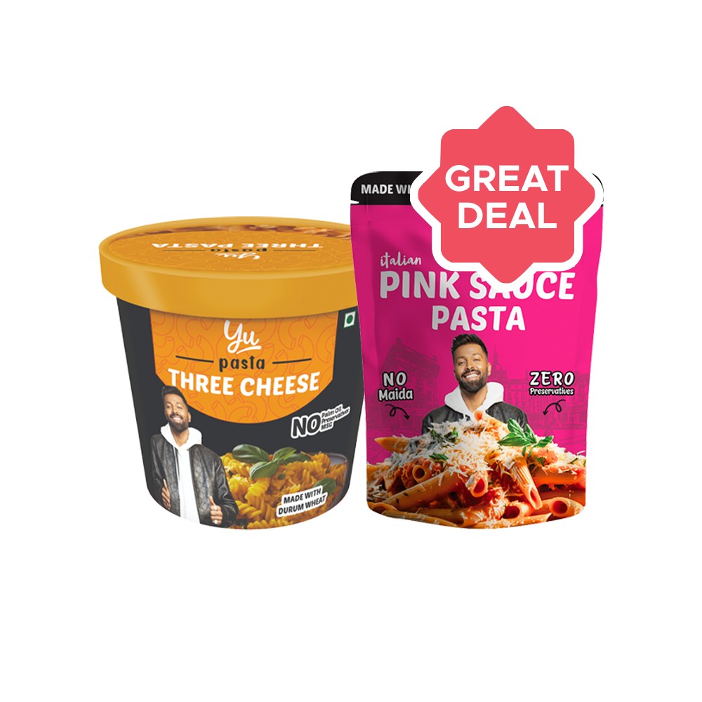Yu Three Cheese Instant Pasta Cup + Pink Sauce Instant Wheat Pasta ...