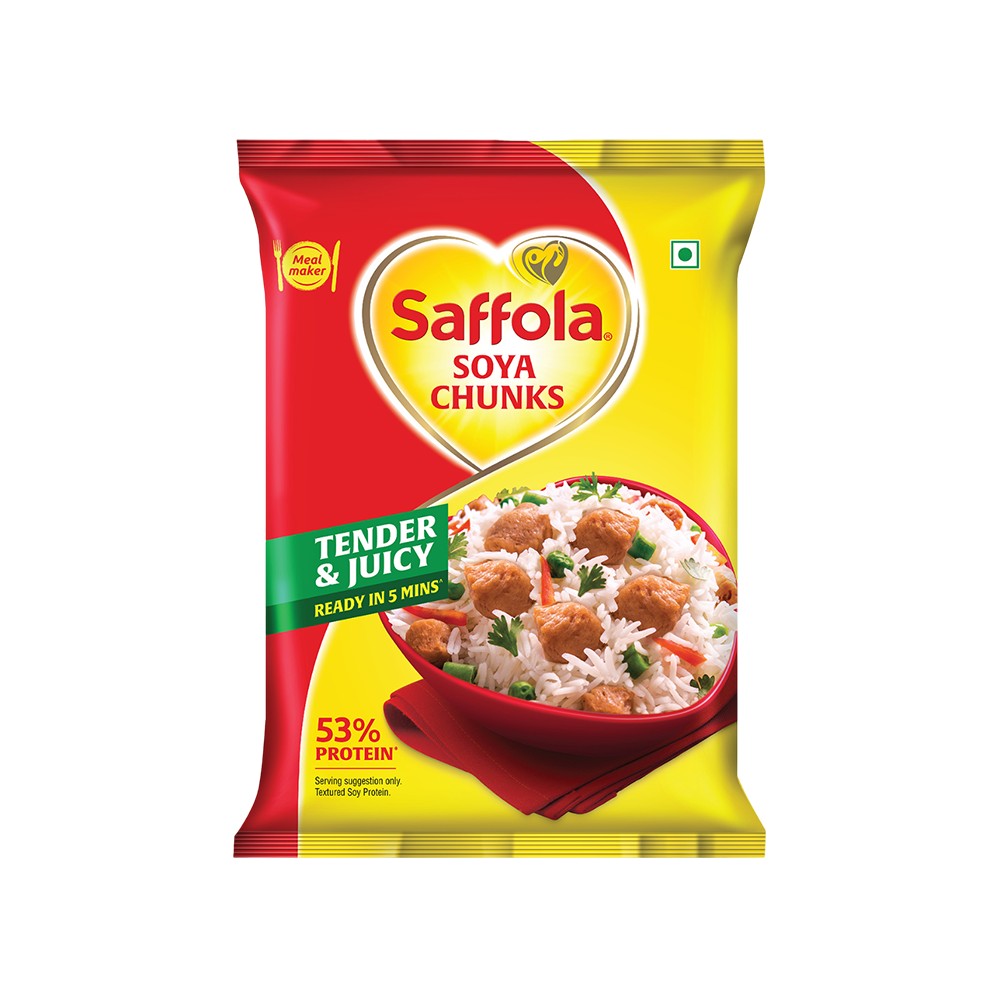 Saffola Soya Chunks - Tender & Juicy Price - Buy Online at ₹105 in India