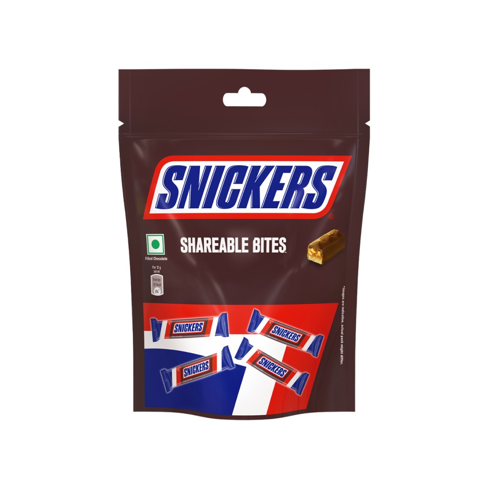 Snickers Shareable Bites Chocolate Rakhi Chocolate Pack Price - Buy ...