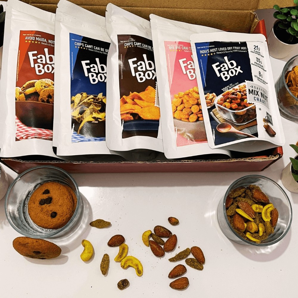FabBox Sweet & Savoury Delight Hamper Dry Fruits Gift Pack Price - Buy ...
