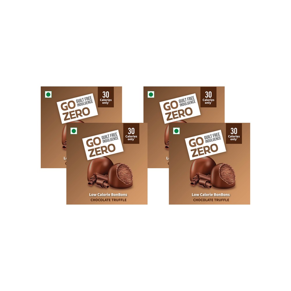 Go Zero Chocolate Truffle Ice Cream Bonbons - Pack of 4 Price - Buy ...