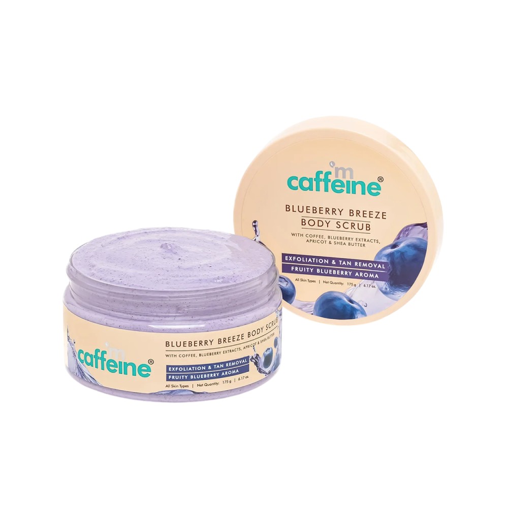 MCaffeine Blueberry Breeze Body Scrub Price - Buy Online at ₹382 in India