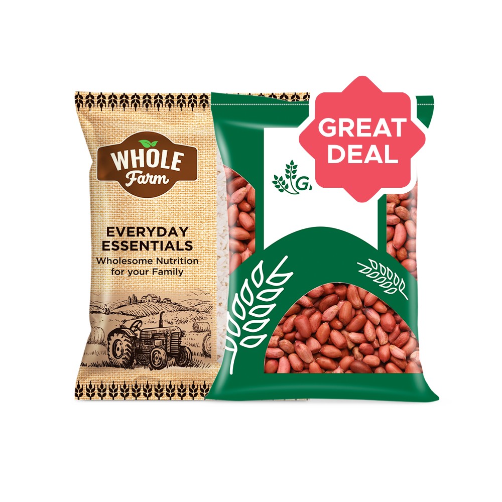 Whole Farm Premium Fiber Rich Thick Poha + Whole Farm Grocery Raw ...