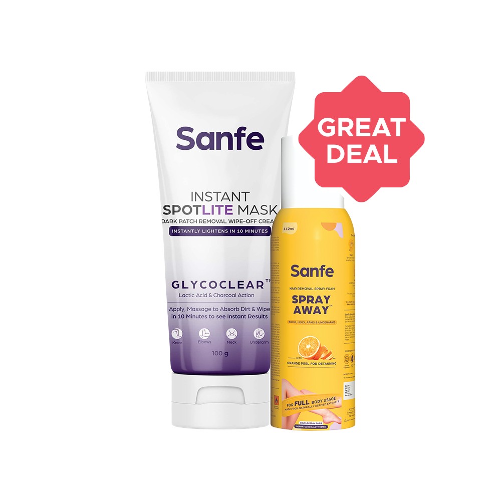 Sanfe Hair Removal Spray + Instant Spotlite Mask Combo Price - Buy ...